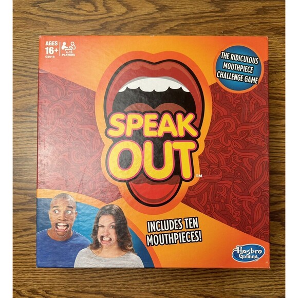 Hasbro | Games | Hasbro Gaming Speak Out Game Board With Mouthpieces ...